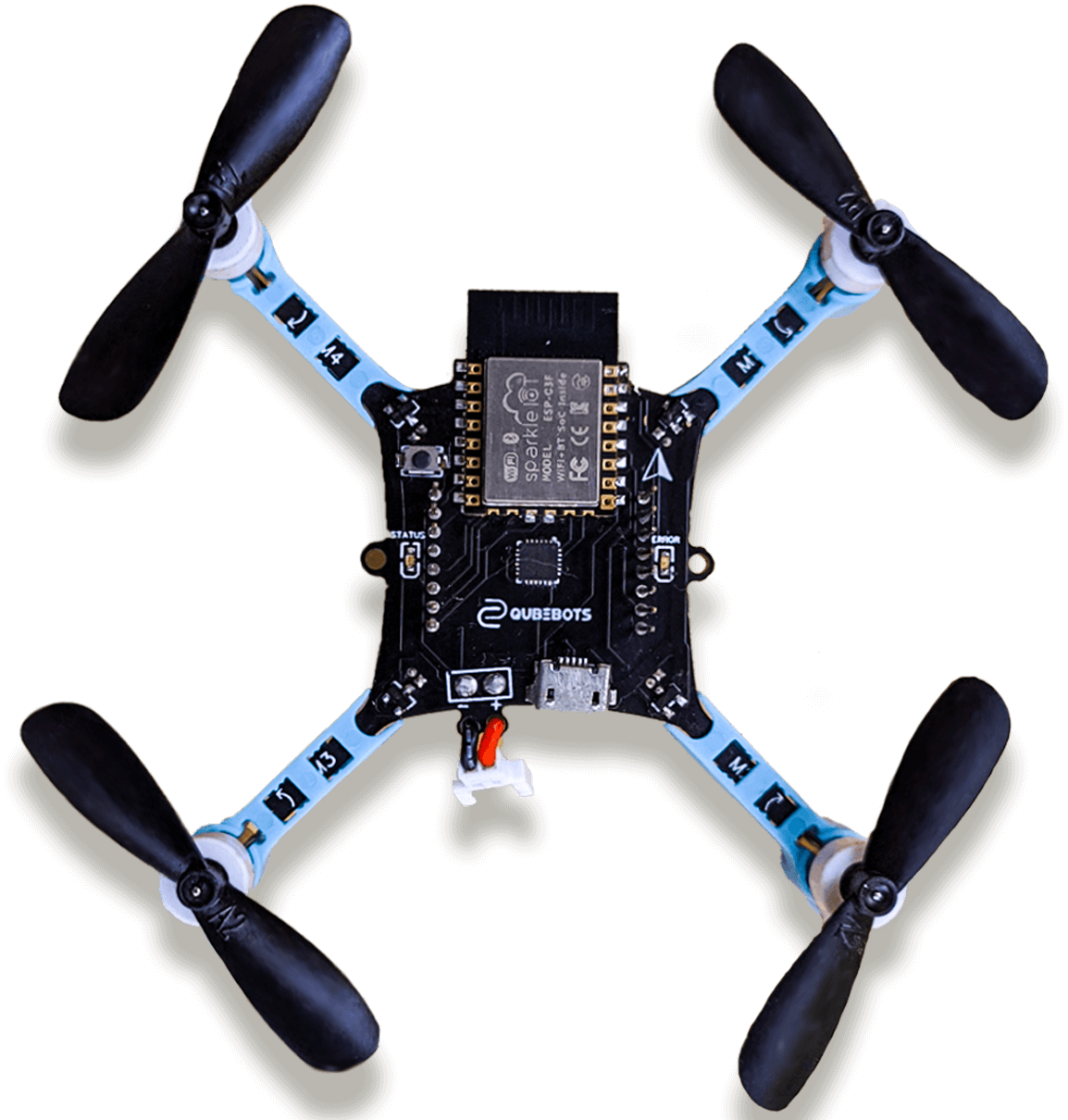QubeBots XFly - Programmable Nano Drone for STEM Education
